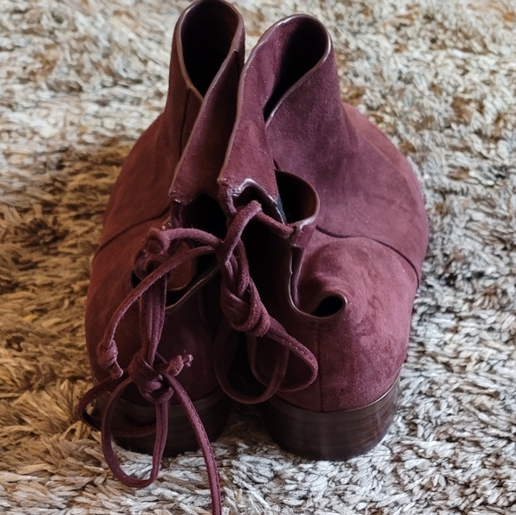 Splendid | Shoes | Nwt Splendid Deep Plum Niva Ankle Booties 9 | Poshmark